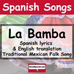La Bamba Lyrics in English